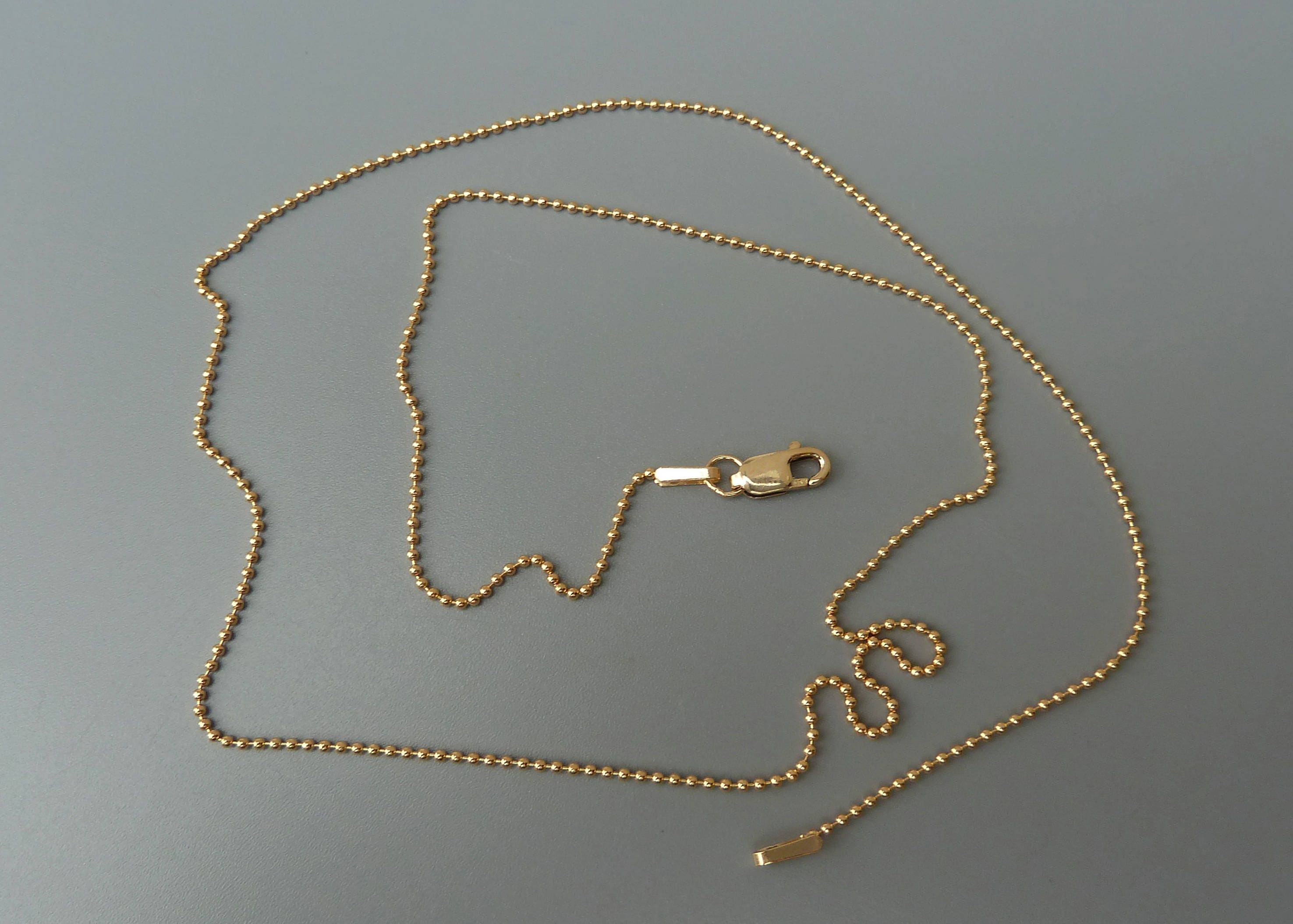 Gold Ball Chain Necklace24 Inch Ball Chain30 Inch Ball - Etsy