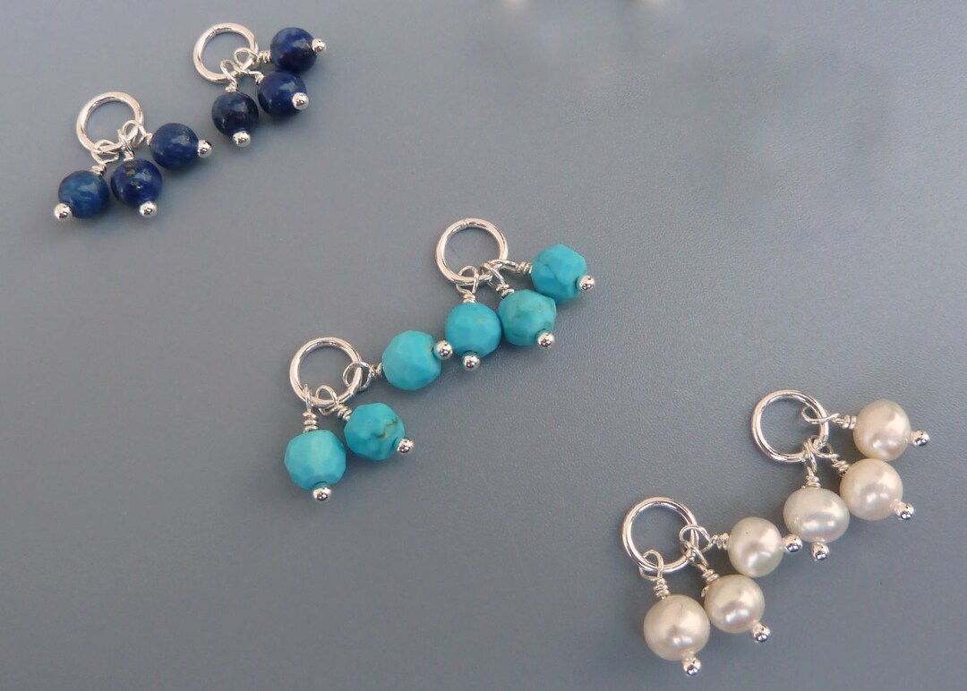 Earring Charms, Silver Earring Charms, Interchangeable Earrings ...