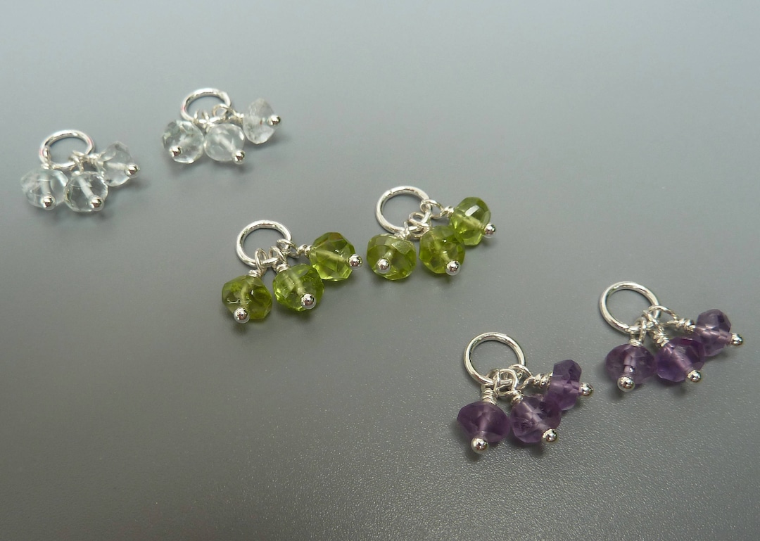 Silver Earring Charms,interchangeable Earrings,changeable Earring ...