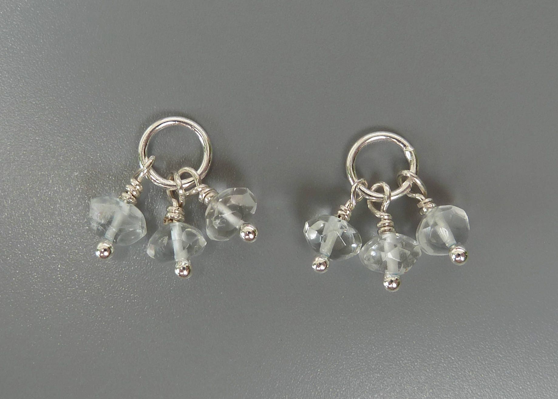 Silver Earring CharmsInterchangeable EarringsChangeable | Etsy