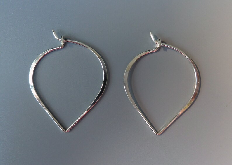 Creole Hoops,sterling Silver Hoops,large Gold Hoops,gold Vermeil Hoops ...
