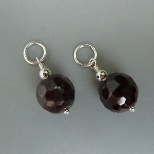 Garnet Earring Charms, Gold Earring Charms, Silver Earring Charms ...
