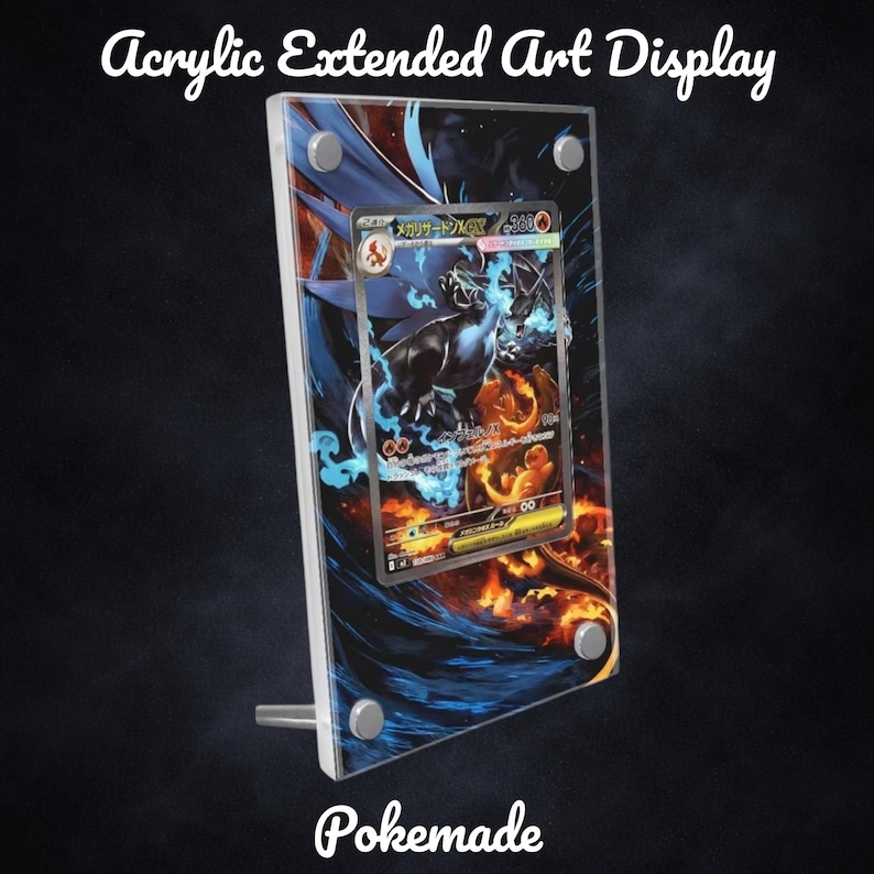 Ultra UV Textured Mega Charizard X Ex #110 Pokemon Japanese Inferno X ...