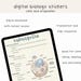 Cells and Organelles Digital Biology Stickers | Aesthetic Digital ...