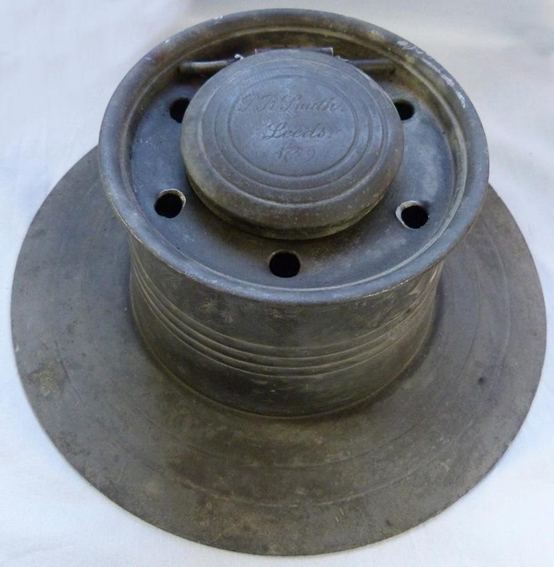 Antique C.1800’s Ship’s Captain/office Pewter Inkwell - Large - Etsy