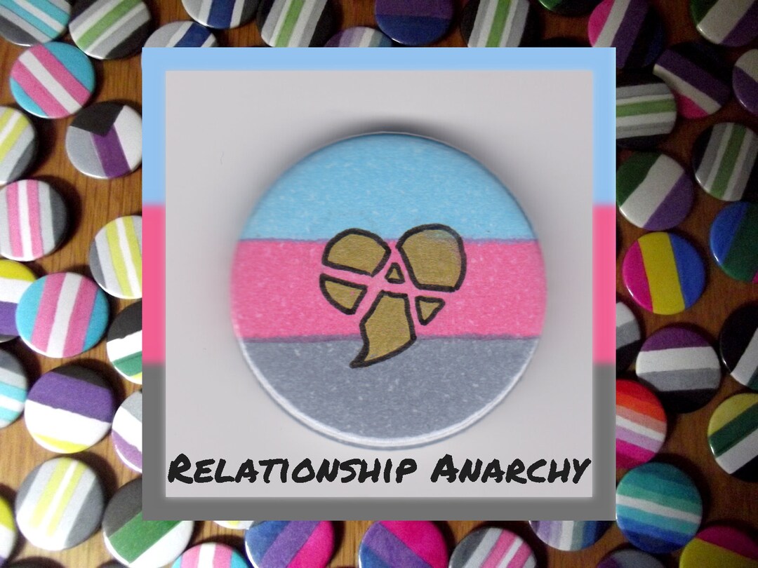 Relationship Anarchy Pride 1 Button Badge - Etsy