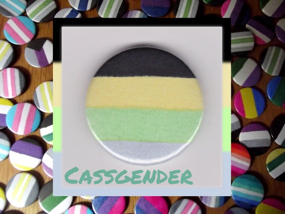 Cassgender Pride 1 Button Badge | Etsy