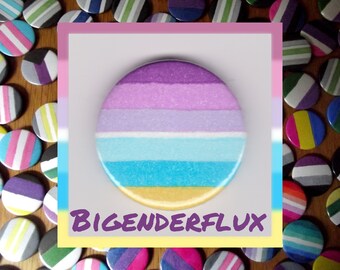 Boyflux Pride 1 Button Badge | Etsy