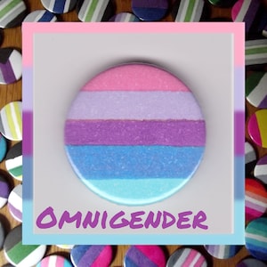 Omnigender Pride 1 Button Badge - Etsy
