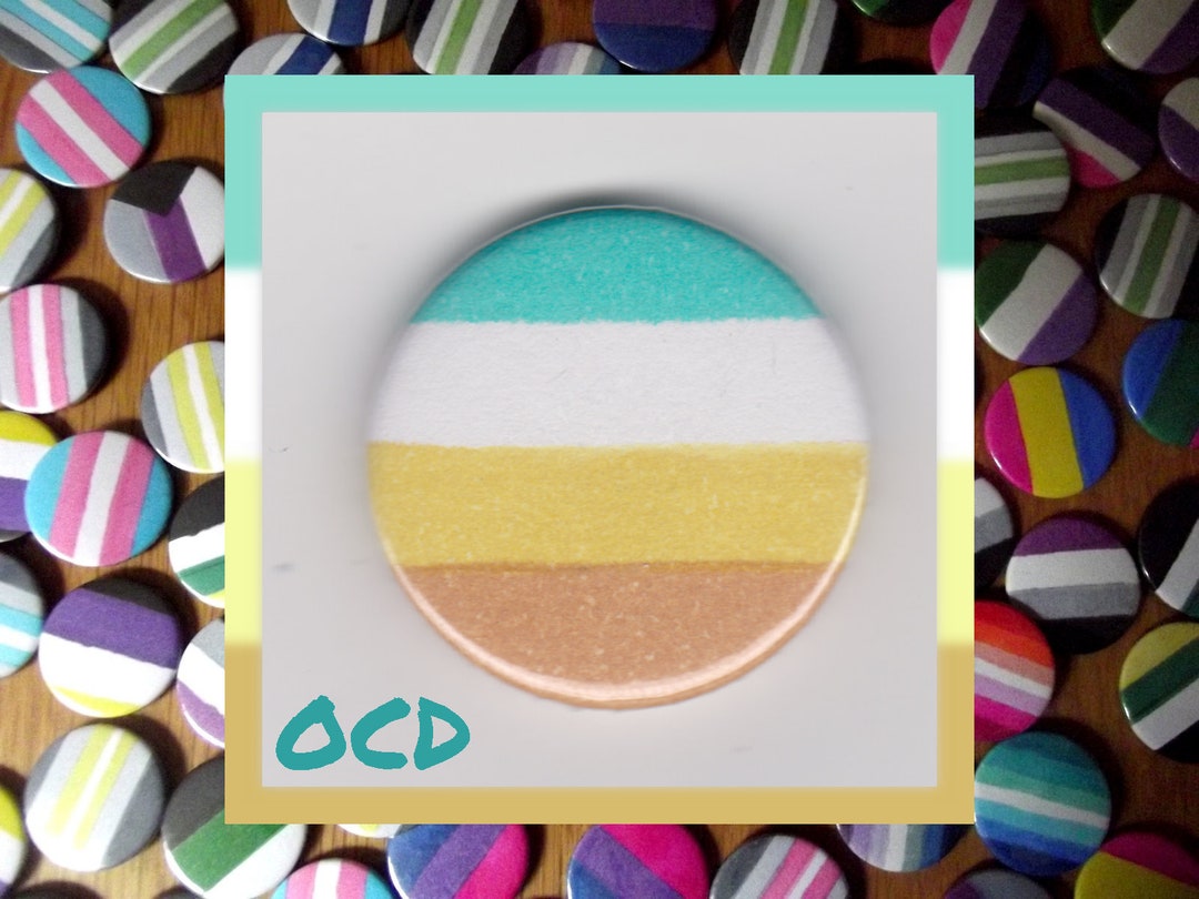 OCD Pride 1 Button Badge - Etsy