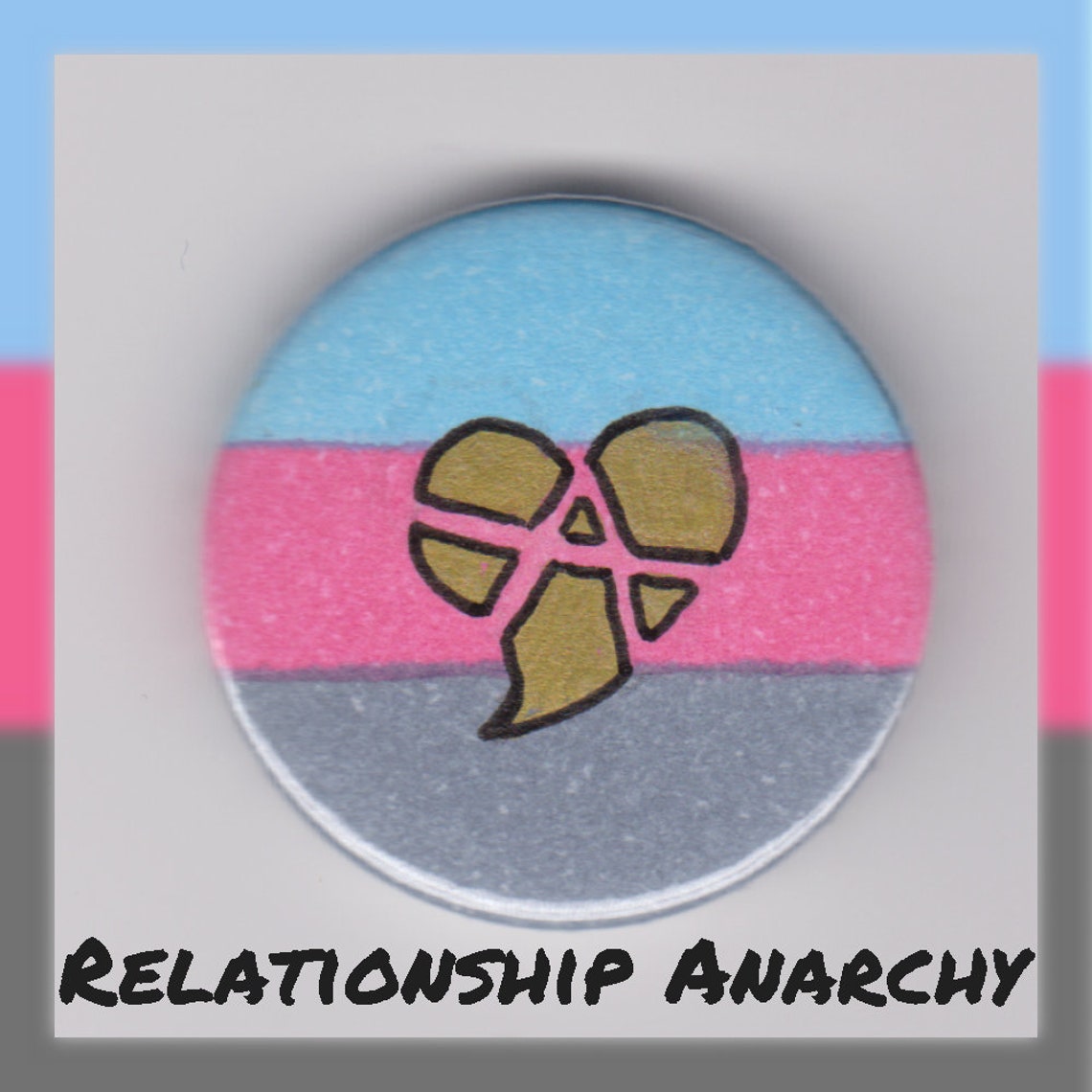 Relationship Anarchy Pride 1 Button Badge - Etsy