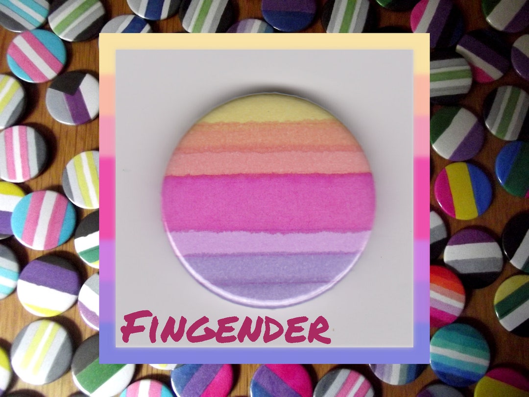 Fingender Pride 1 Button Badge - Etsy