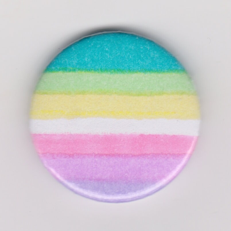 Genderfaer Pride 1 button badge | Etsy
