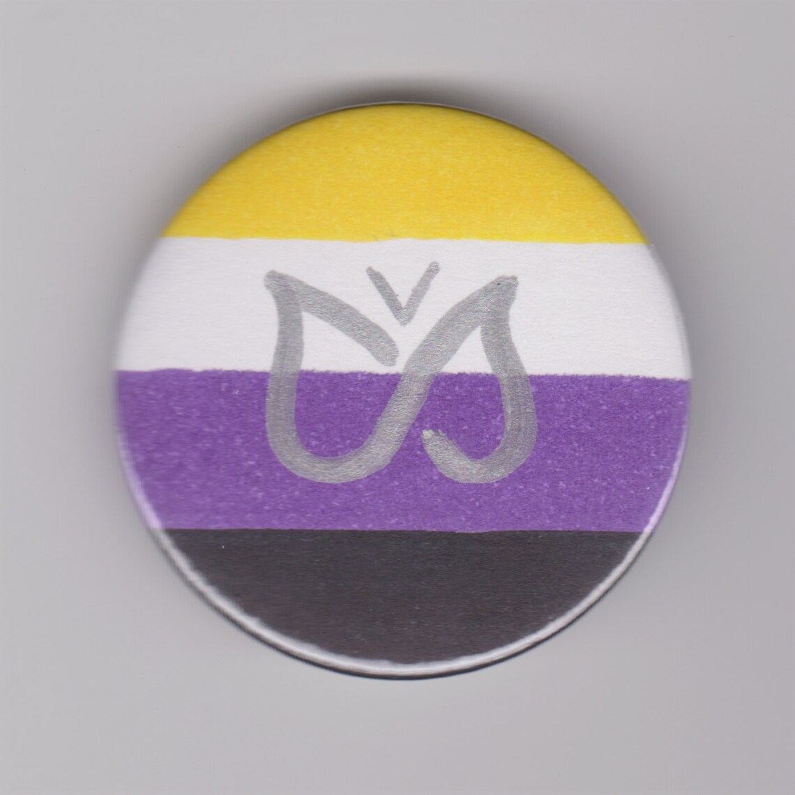 Adhd Lgbtq Pride Flag 125 Button Badge Any Pride Etsy