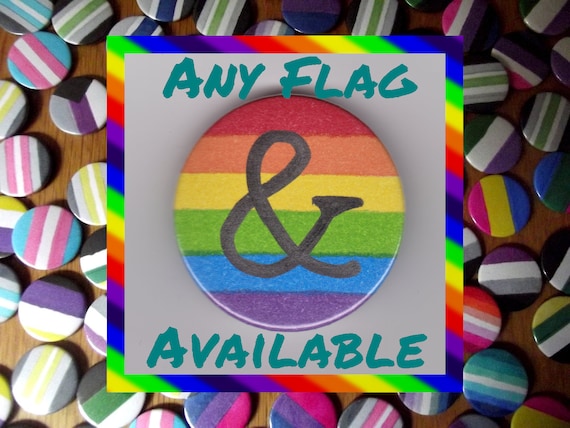 System/plural/did/osdd LGBTQ Pride Flag 1.25 Button - Etsy Canada