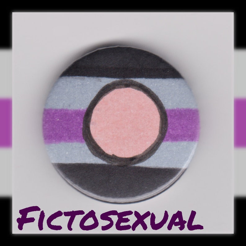 Fictosexual Pride 1 Button Badge - Etsy Canada