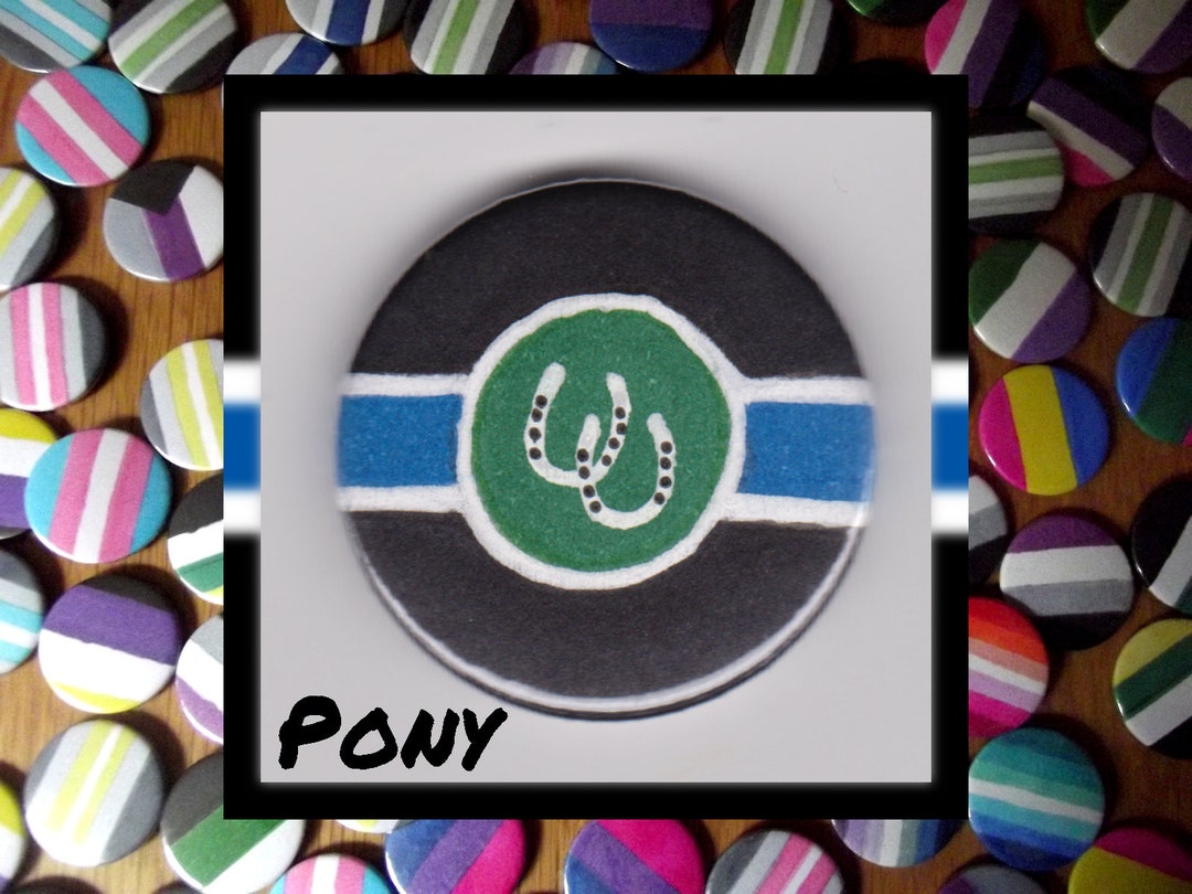 Pony Pride 1 Button Badge - Etsy