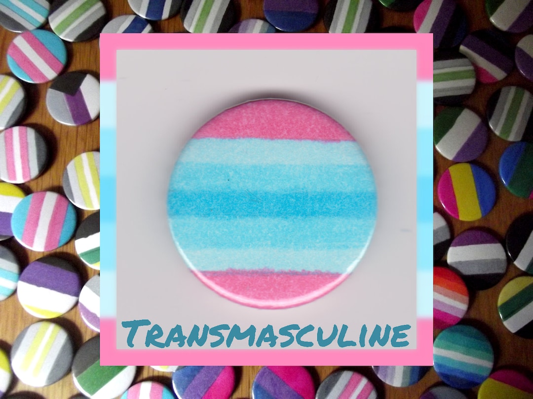Transmasculine Pride 1 Button Badge 3 Flag Options Available - Etsy