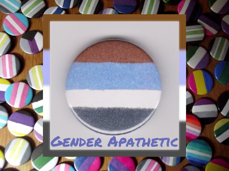 Gender Apathetic Pride 1 Button Badge - Etsy