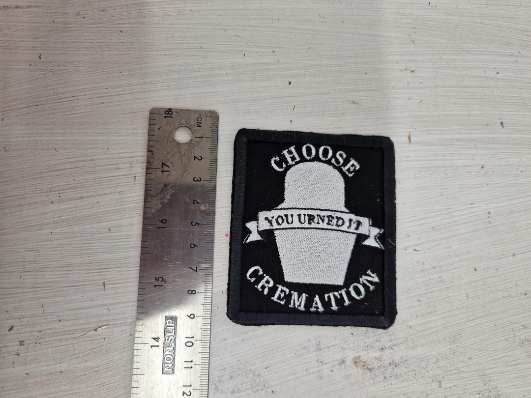 Putting the Fun Back in Funeral, Iron-on Patch. Goth, Horror, Deathrock ...