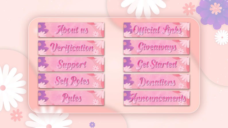Animated Pink Discord Server Banners Pack (11 Aesthetic GIF Banners ...