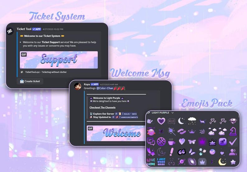 Lo-fi Aesthetic Discord Server | Custom Banners & Emojis - Etsy