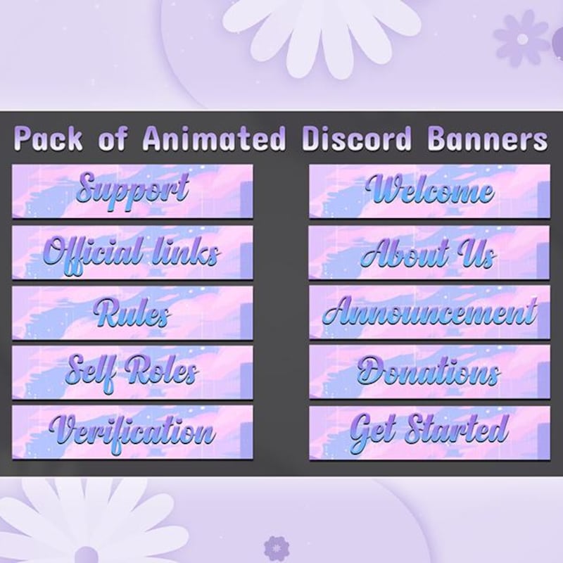 Purple Discord Banners - Etsy