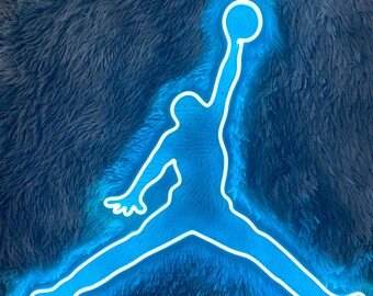 Led Jordan Wall Decor - Etsy