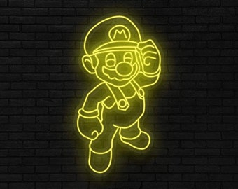 Super Mario Neon - Etsy
