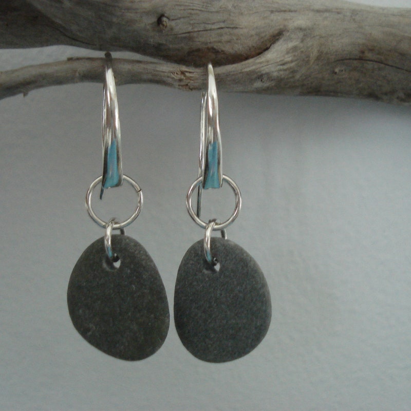 Pebble Earrings - Etsy