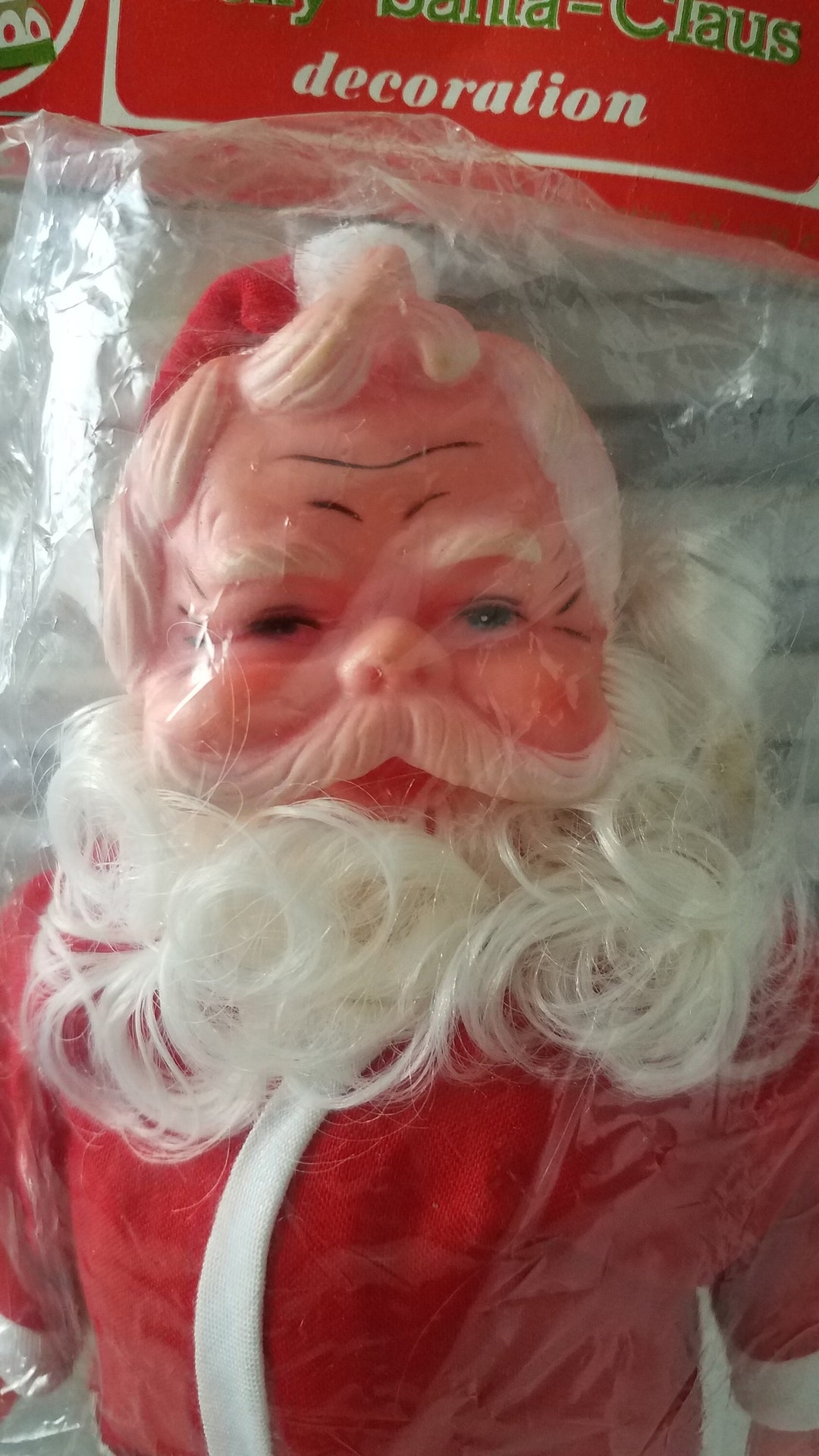 Antique Commodore Plastic Santa Clause Still in Original Packaging Made ...