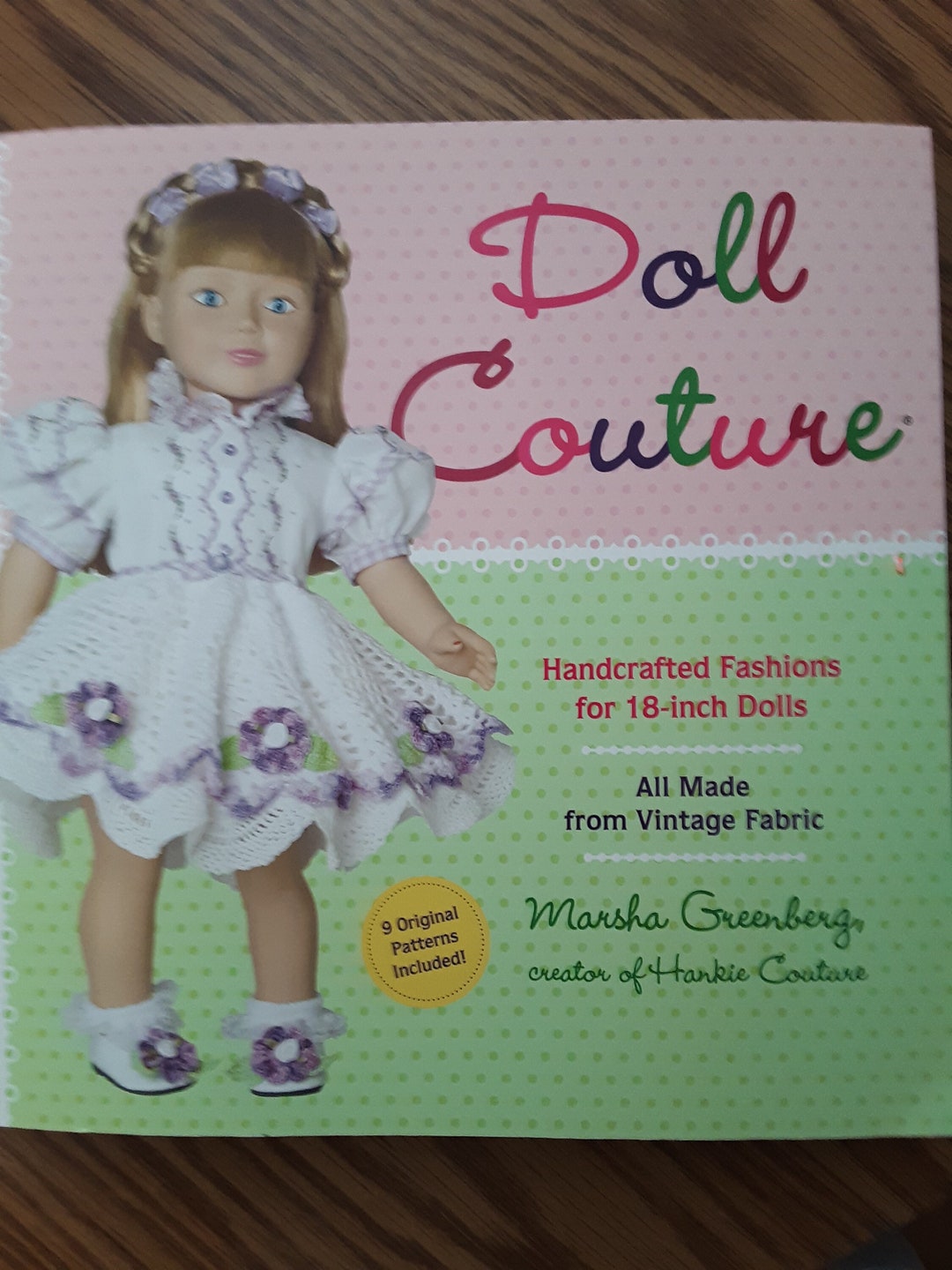 Doll Couture Doll Patterns for 18inch Dolls by Marsah Greenberg Creator ...