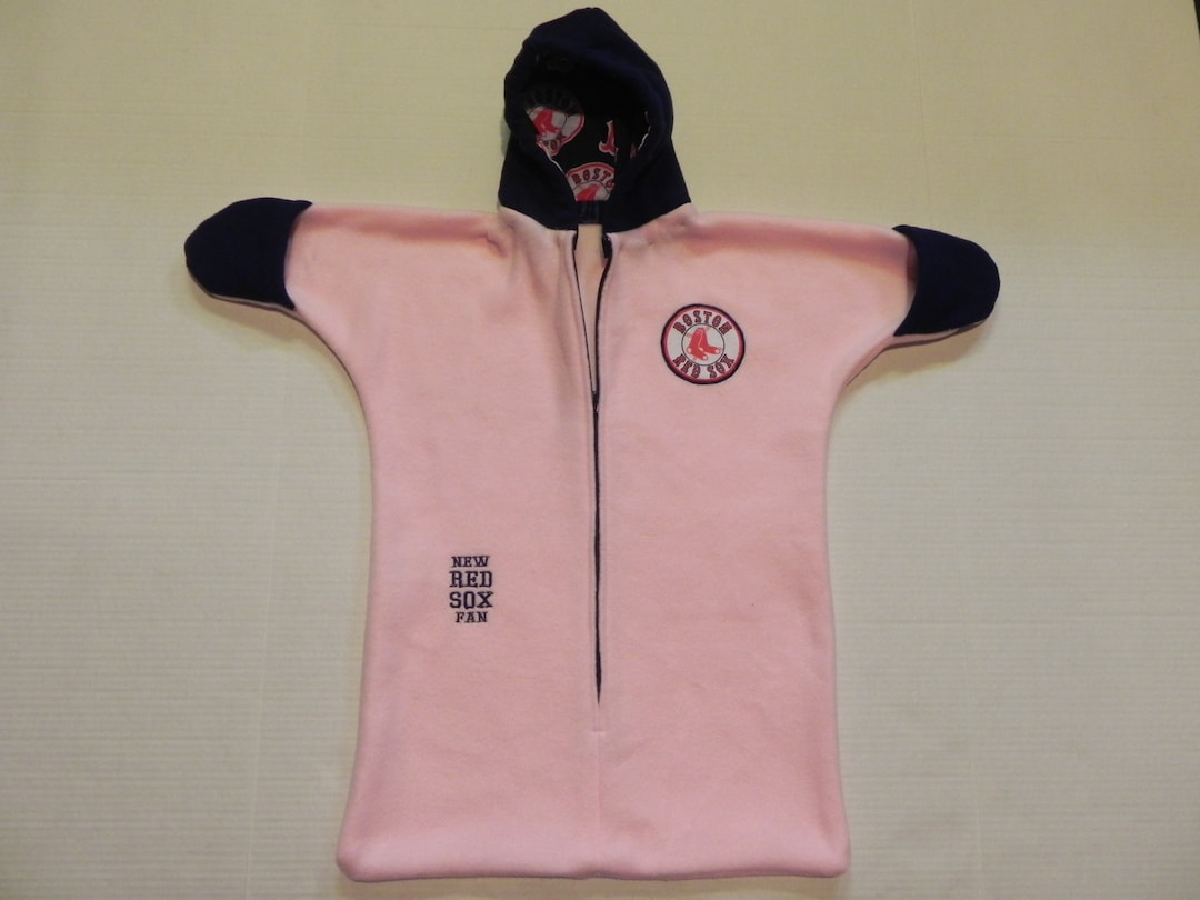 MLB Girls Boston RED SOX Pink Fleece Baby Snuggy Bunting Coat, Baby Sac ...