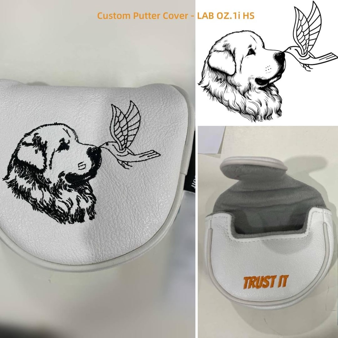 LAB Oz.1i HS Custom Logo & Name Personalized Custom Putter Headcover ...