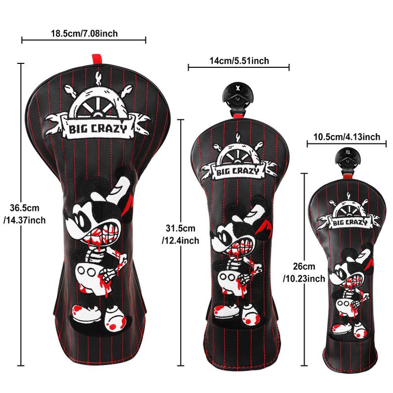 Funny Golf Club Head Cover, for Driver, Hybrid, Fairway, Putter Cover ...