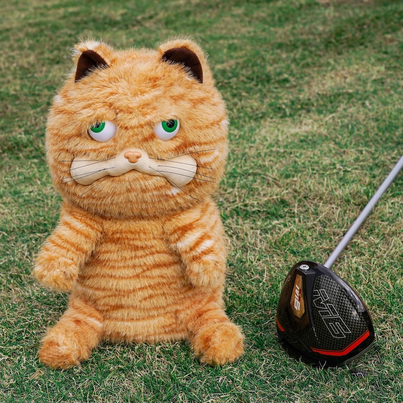 Garfield Cat Cute Golf Headcovers, Head Cover for Driver, Golf Gift, - Etsy