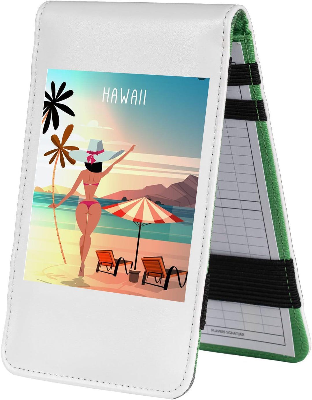Personalized Golf Scorecard Holder Yardage Book Cover Custom Image, or ...