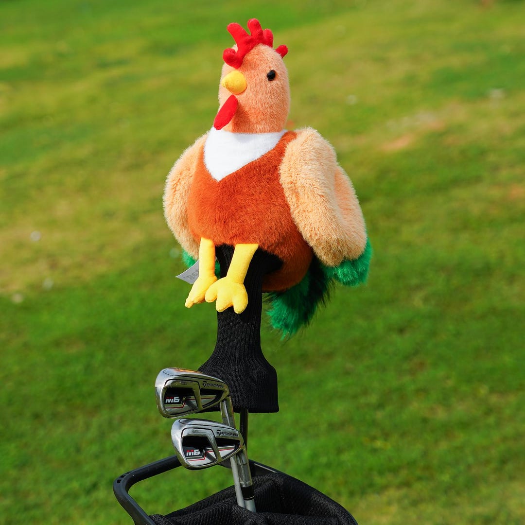 Chicken Golf Head Cover, Driver Headcover With Long Sock Neck, Golf ...