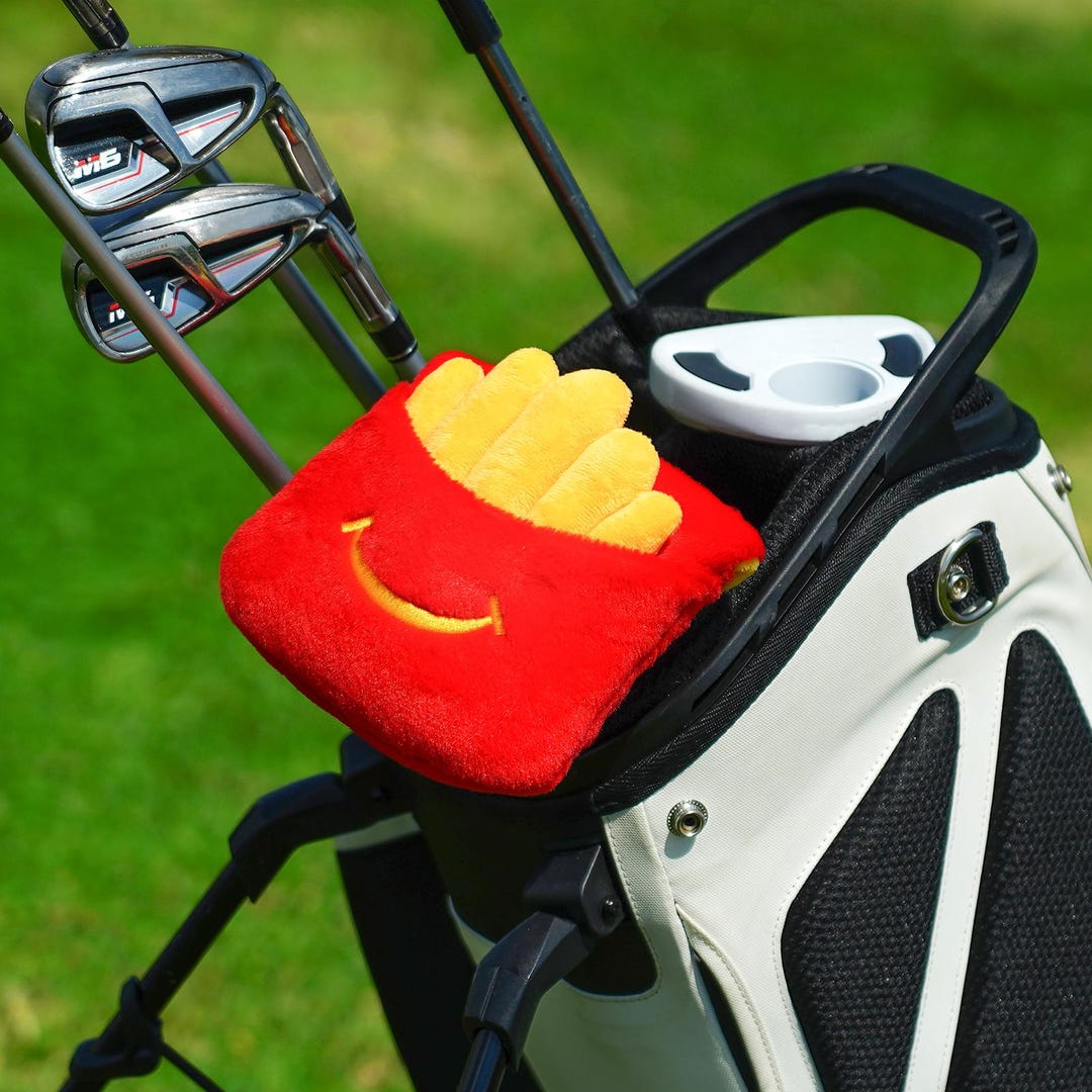 Funny French Fries Mallet Putter Cover Headcover Golf Club Head Covers ...
