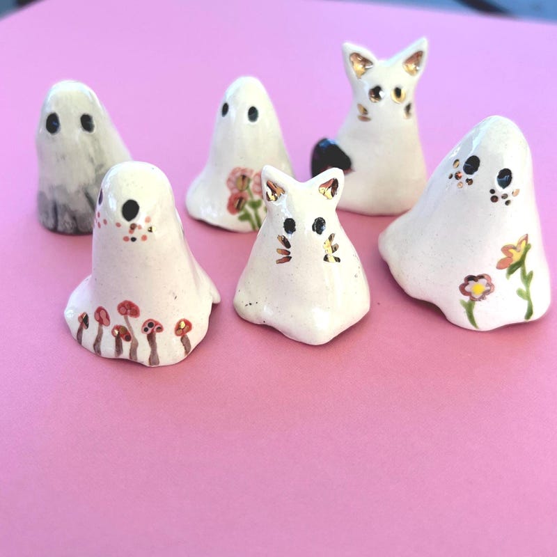 Ceramic Ghosts - Etsy