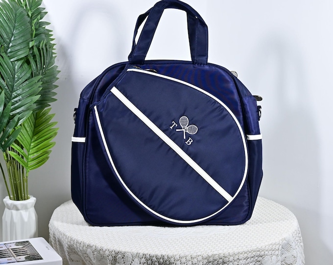 Monogram Tennis Racket Bag, Personalized Sports Gift - Etsy