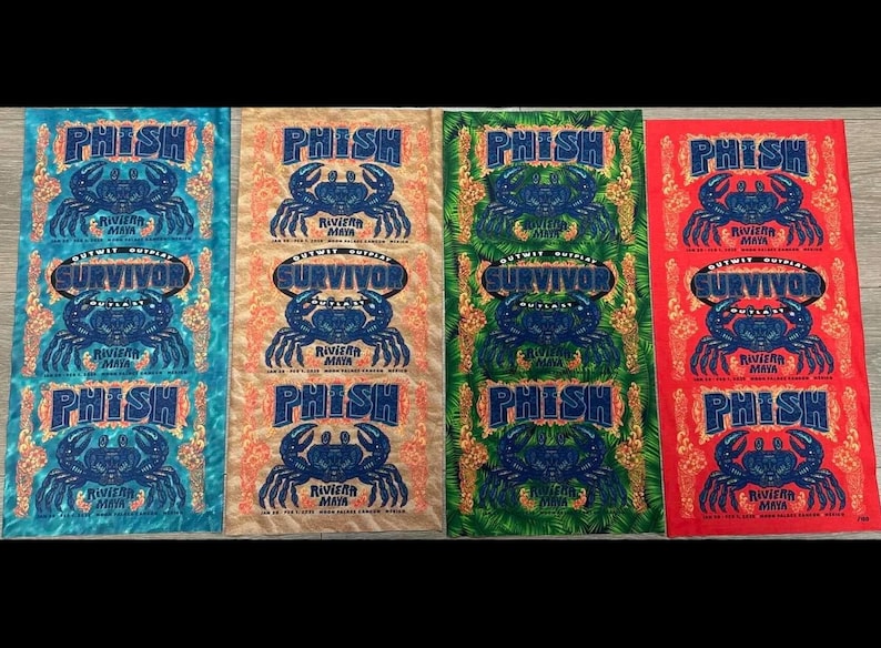 Phish Mexico 2025 Survivor Buff - Etsy