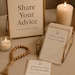Minimalist Islamic Advice Cards: Mocha Nikah Guest Message - 50-250 Pcs ...