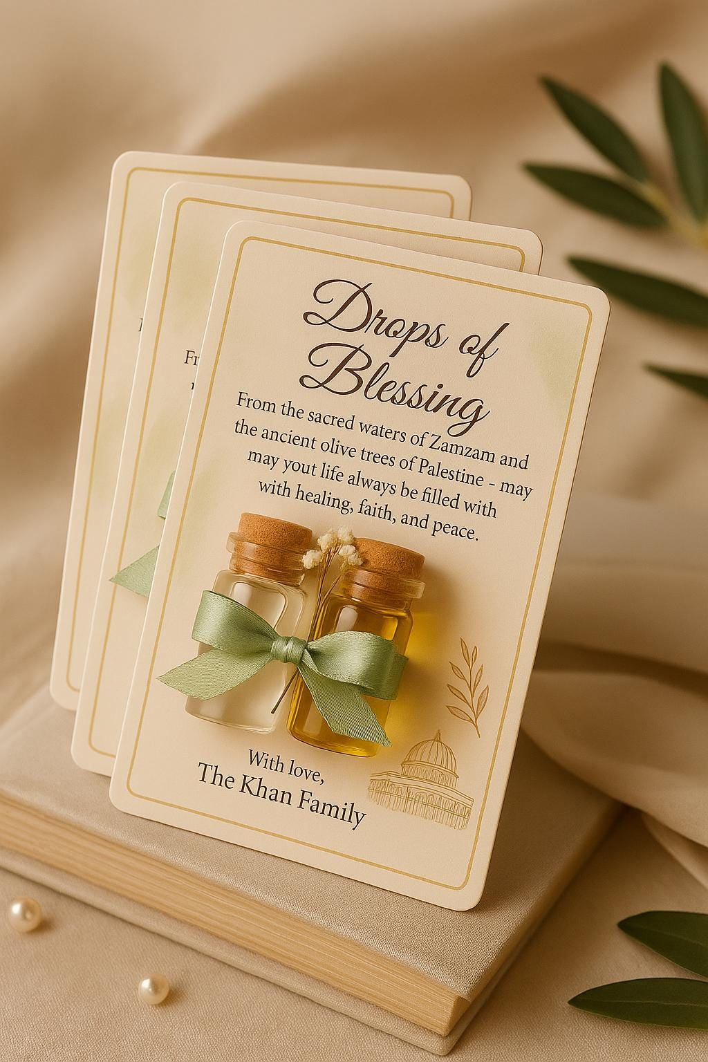 Zamzam & Olive Oil Islamic Favor: Palestinian Wedding Keepsake - Etsy