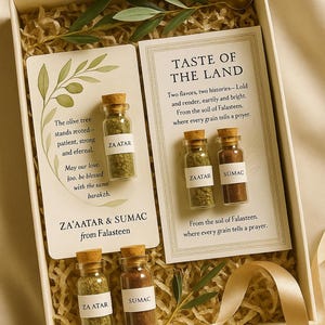 Palestinian Za'atar & Sumac Wedding Favor | Islamic Nikah Keepsake - Etsy