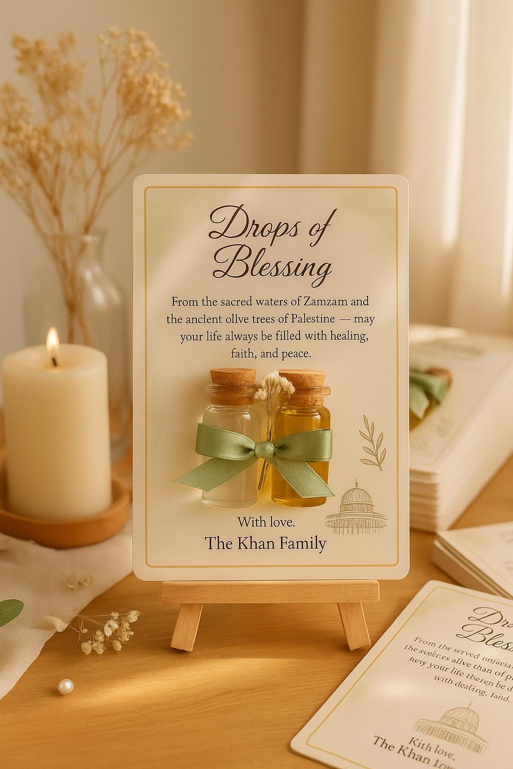 Zamzam & Olive Oil Islamic Favor: Palestinian Wedding Keepsake - Etsy