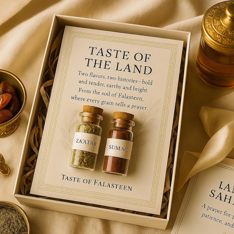 Palestinian Za'atar & Sumac Wedding Favor | Islamic Nikah Keepsake - Etsy