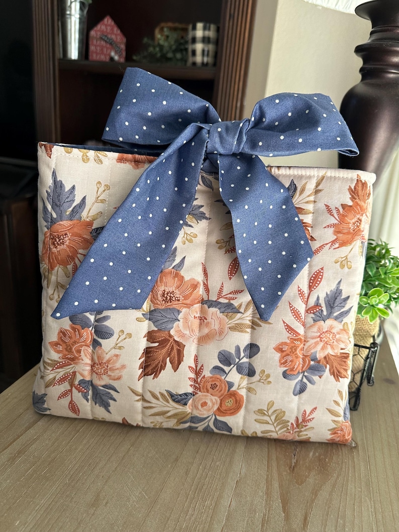 Bible Cover Sewing Pattern PDF | Quilted Fabric Book Cover | Beginner ...