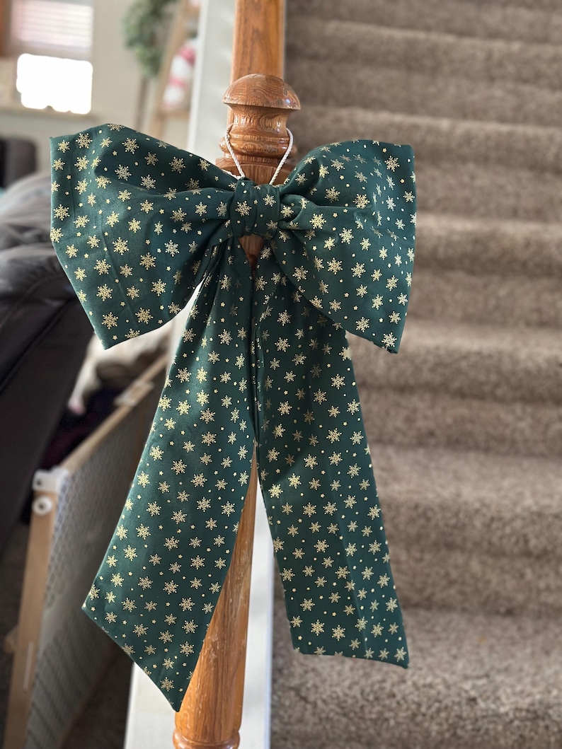 Oversized Fabric Bow Sewing Pattern PDF Beginner Friendly | Christmas ...