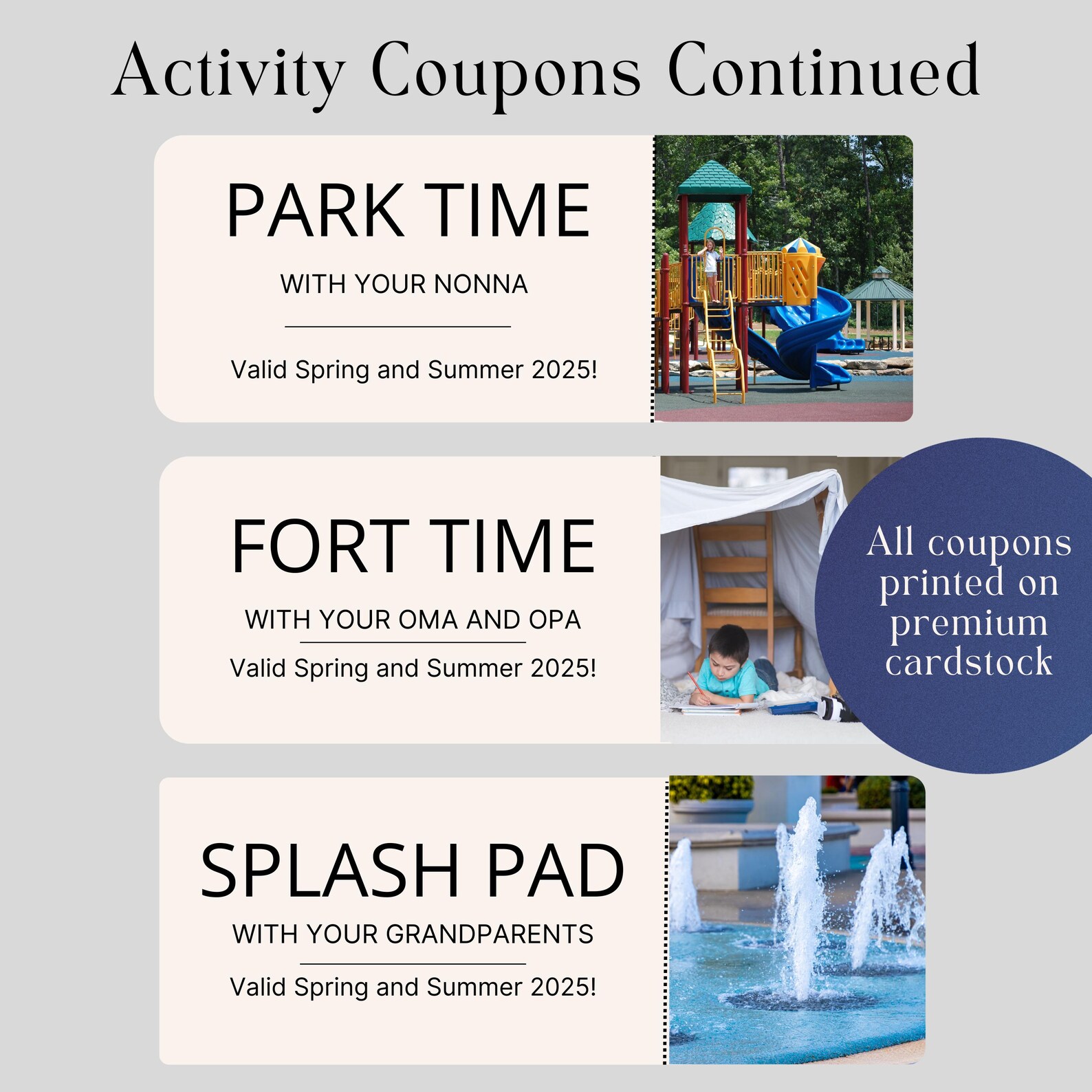 Summer Activity Set Beach Towel Vacation Bundle Coupon Idea Gift ...